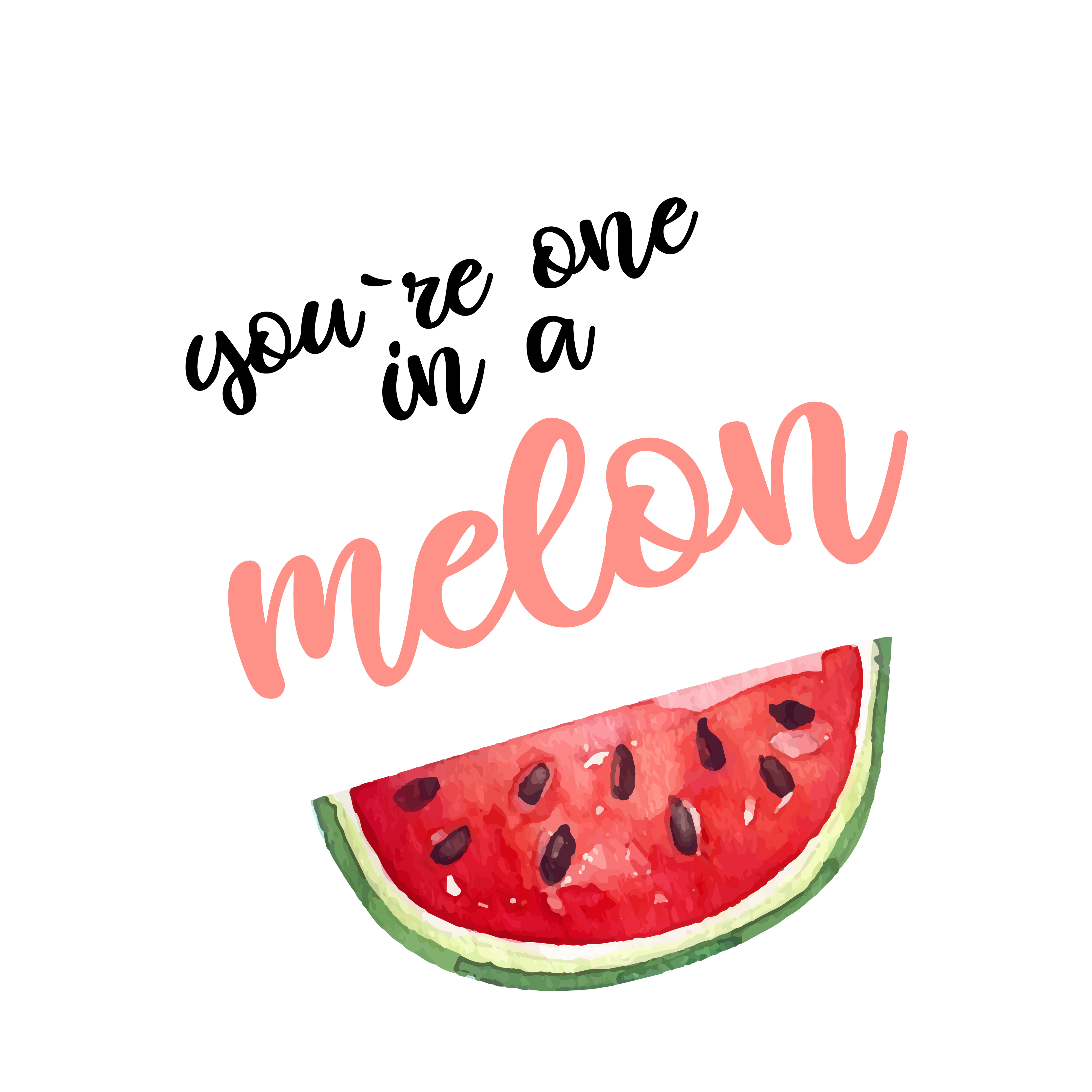 you are one in a melon | Packa